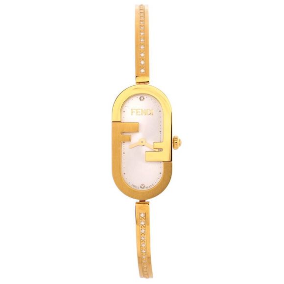 Fendi | Jewelry | Fendi Olock Vertical Quartz Watch Stainless Steel ...